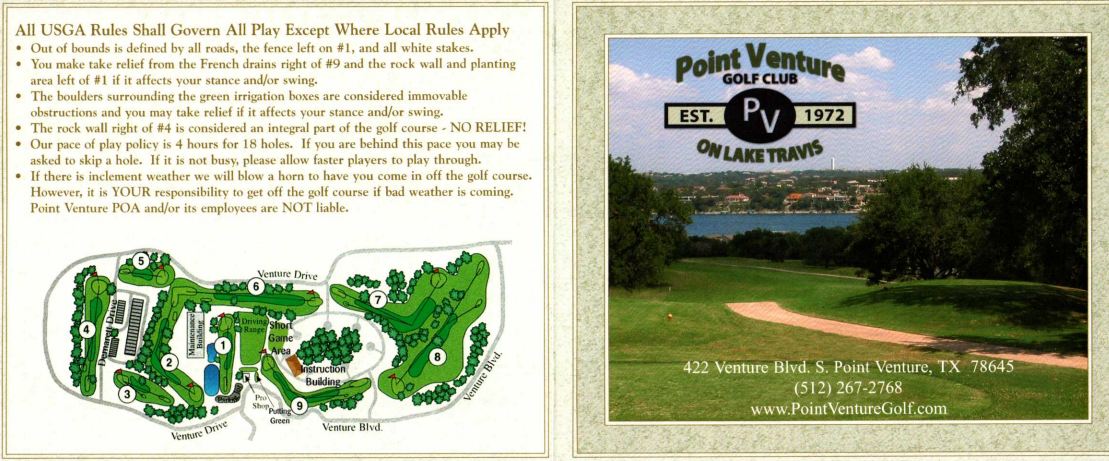 Scorecard & Course Tour - Point Venture Golf Club