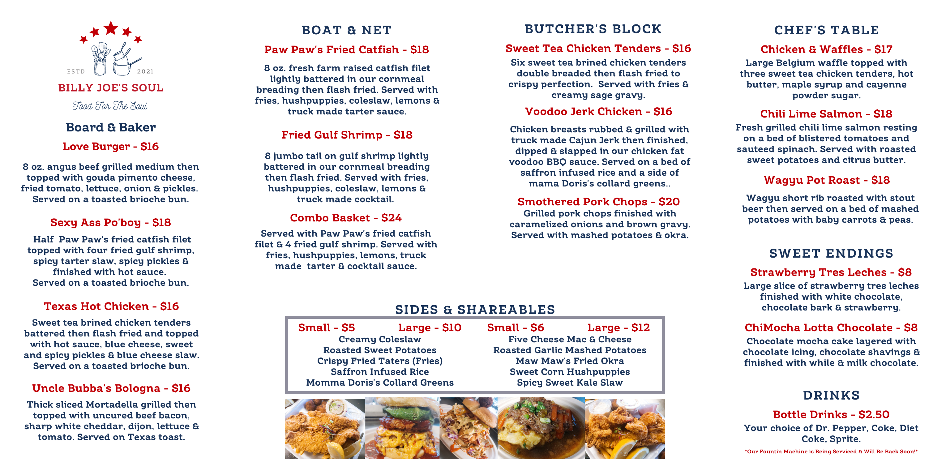 Caddie Shack Sports Bar & Our Food Truck Rotation Schedule - Point ...